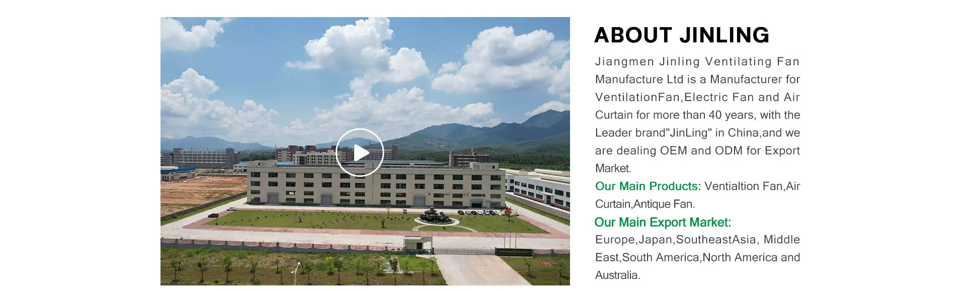 Jiangmen Jinling Ventilating Fan Manufacture Ltd. - Ventilation Fan ...