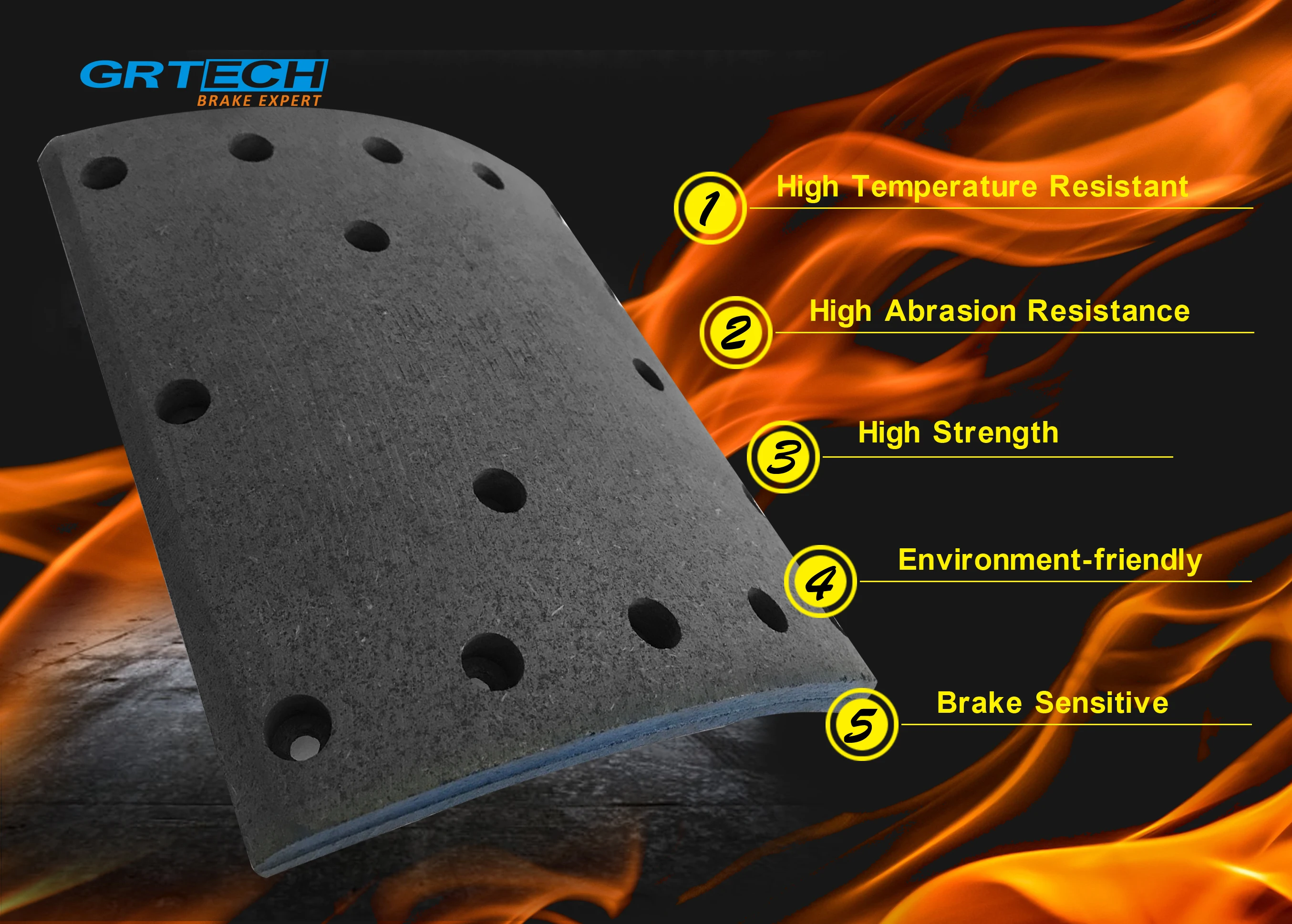 DX400 Brake Lining - Heavy Duty Truck & Trailer Solutions