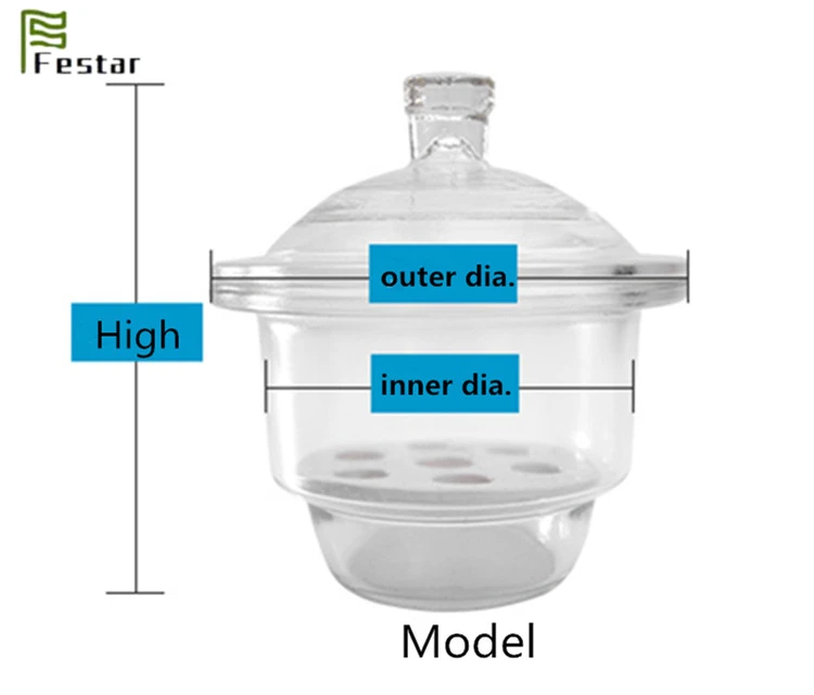 Lab Glass Desiccator Jar | Vacuum Desiccator Dryer for Laboratory Use ...