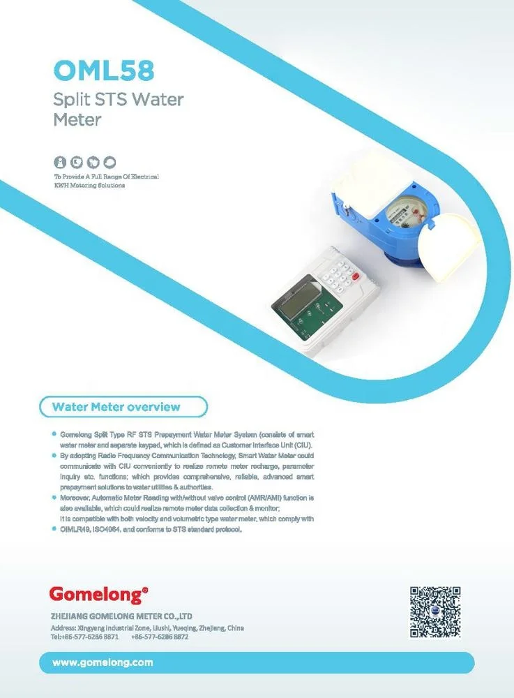 STS Home Plastic Cold Water Meter Single Water Flow Water Meter With ...