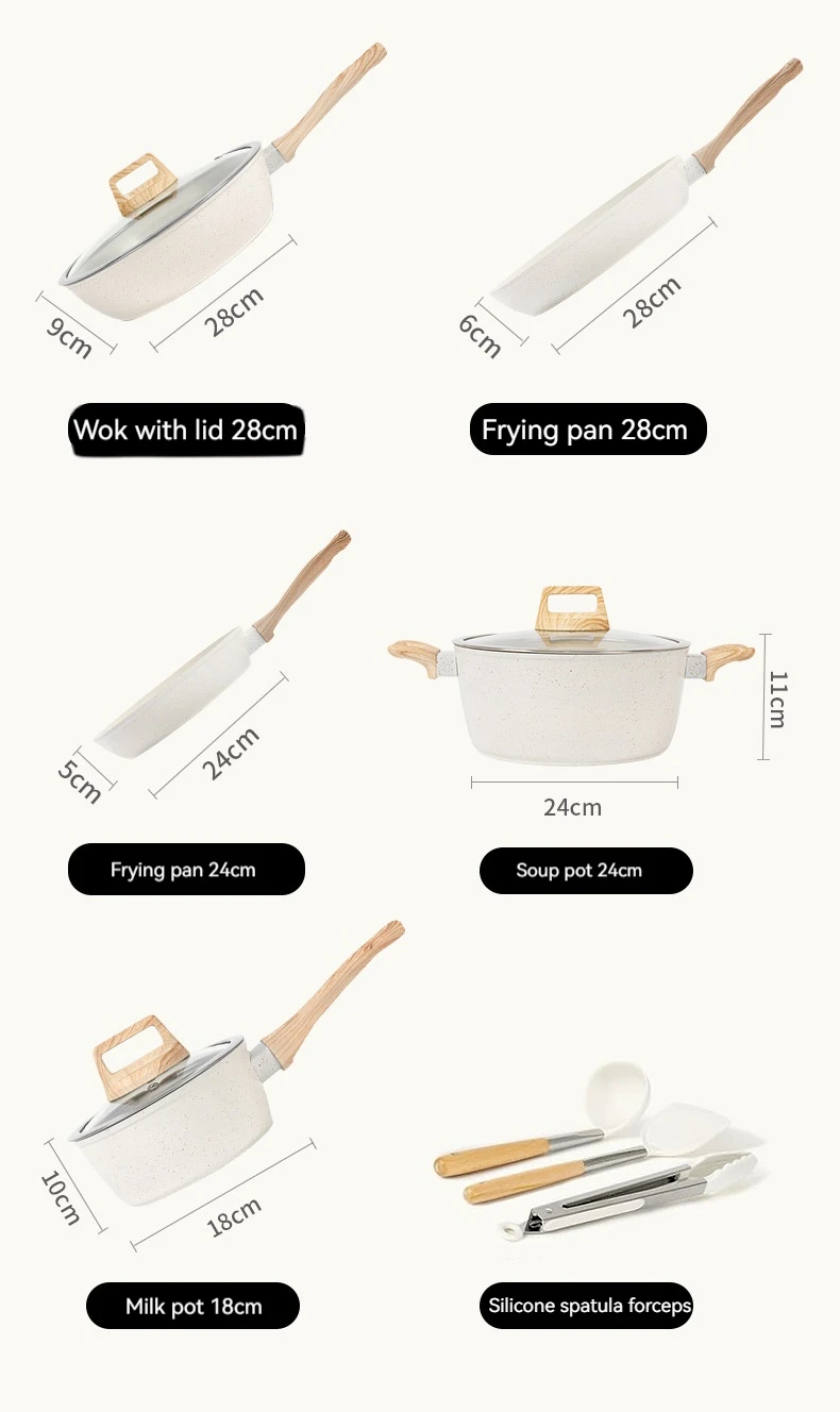 Cooking Pot Cookware Set Non Stick Suppliers Double Granite Coated Cookware Set,Non Stick ...