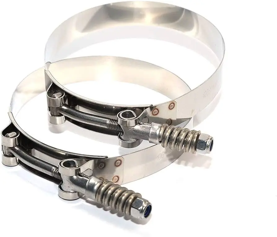 Spring Loaded Stainless Steel Heavy Duty T Bolt Pipe Hose Clamps With ...