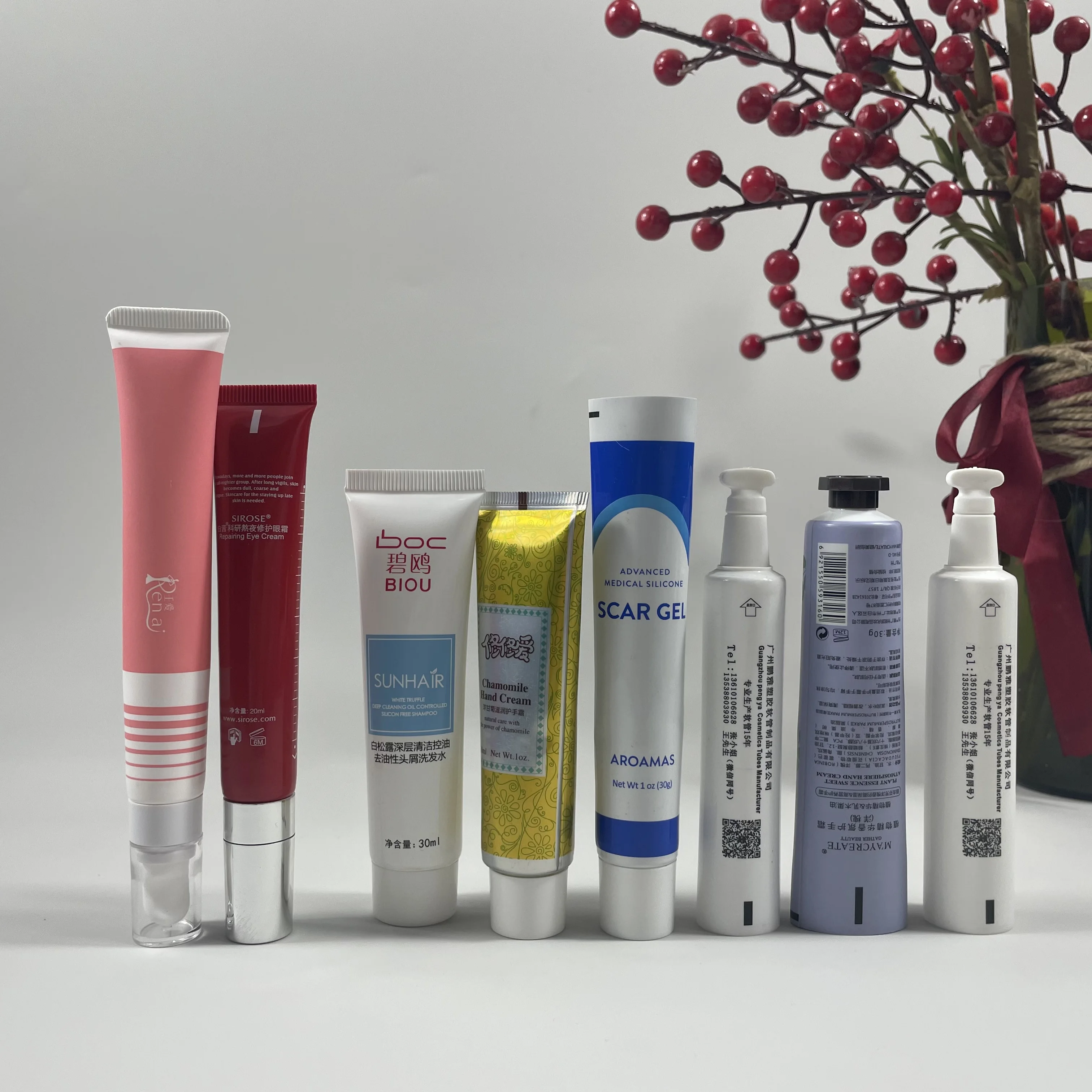 Manufacturer Empty 10ml 15ml 20ml Cosmetic Packaging Tubes Eye Cream ...