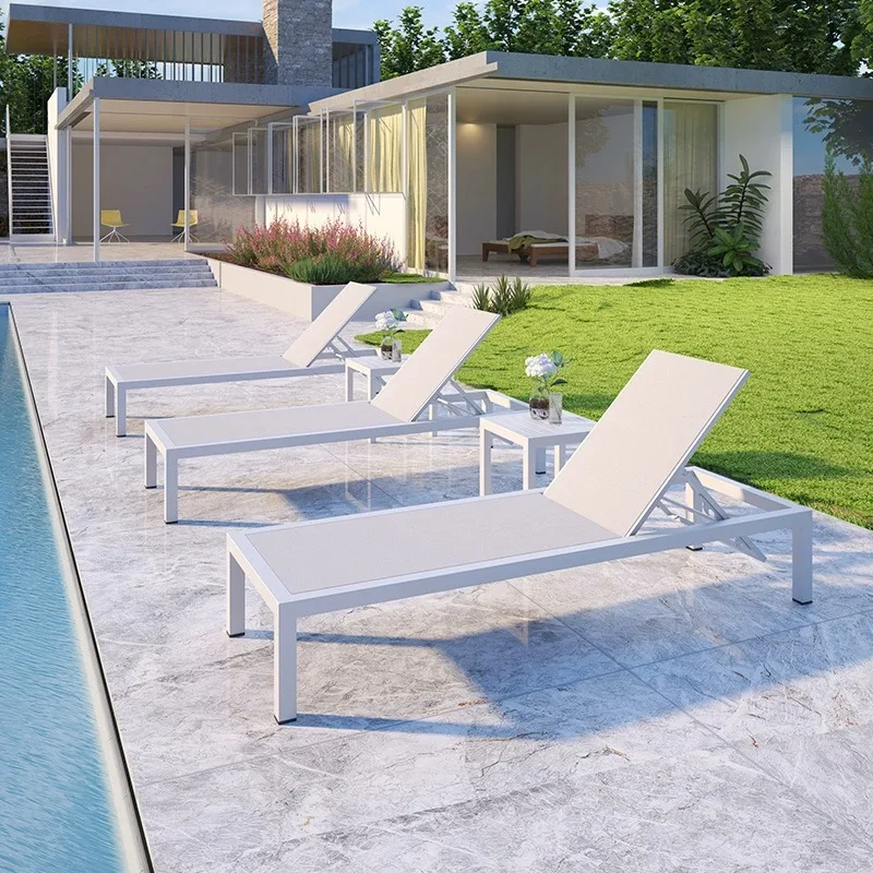 Aluminum Frame Outside Hotel Rope Villa Terrace Outdoor Foldable ...