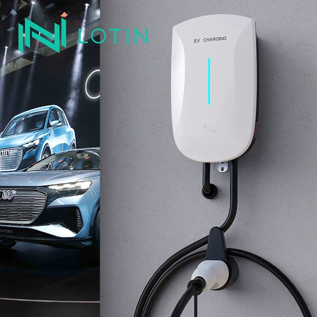1phase 220v Electric Car Ev Charging Station Type 2 7kw Household ...