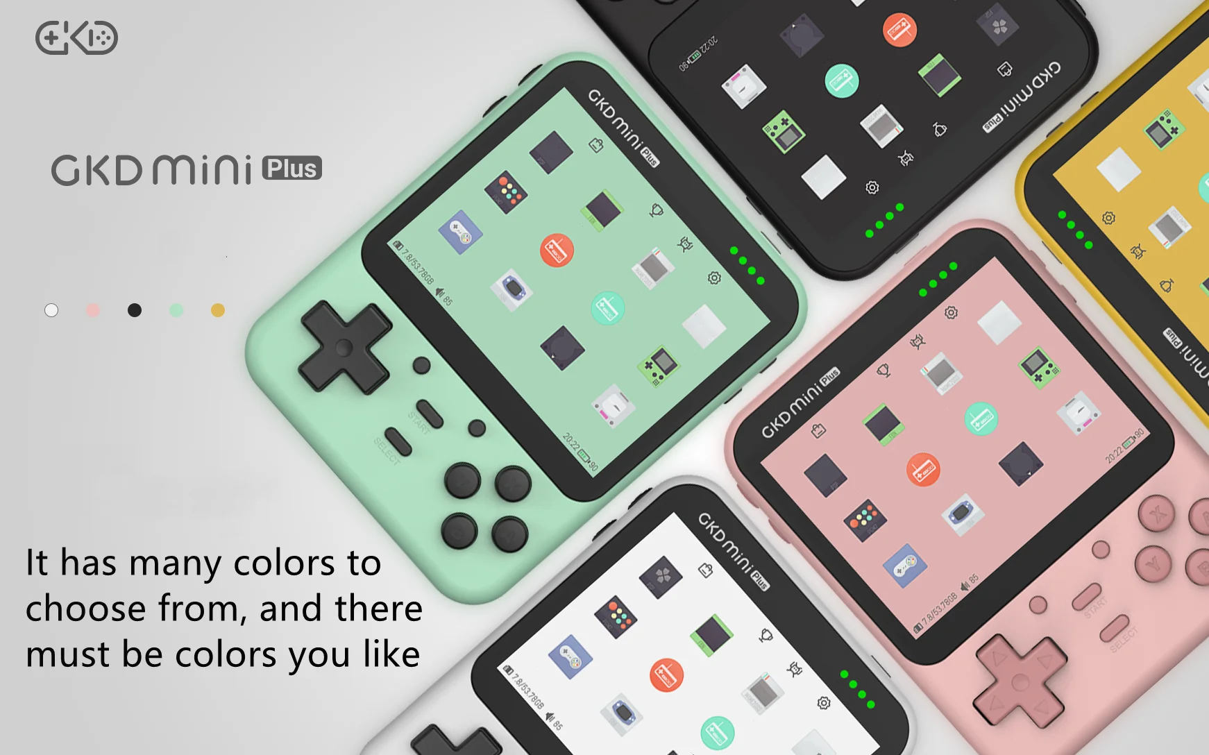 GKD Mini Plus Handheld Game Console - Retro Fun Portable