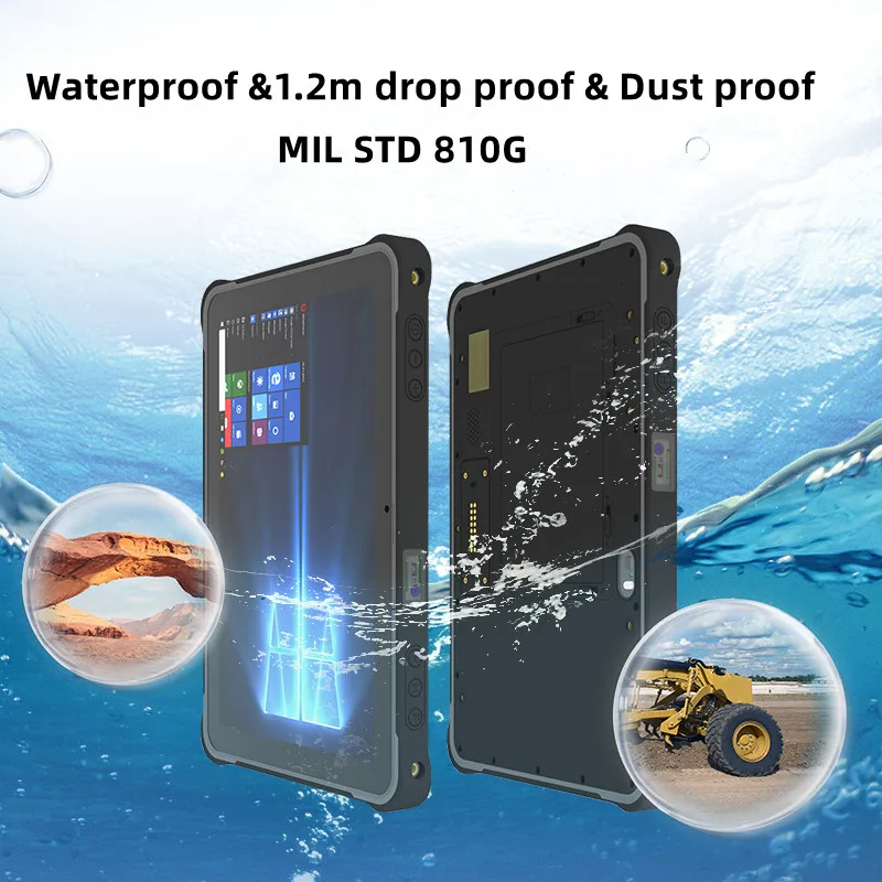 Rj45 Rs232 Wall Mounted Rugged Tablet With Removable Battery ...