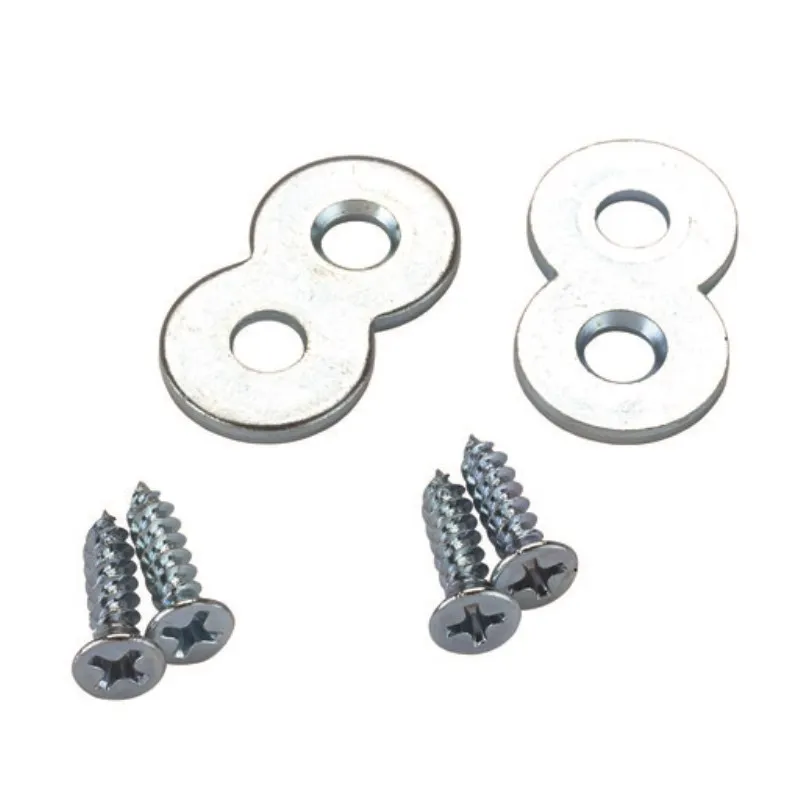 Heavy Duty 12 Gauge Steel Table Top Connector Wooden Desk Top Holder ...