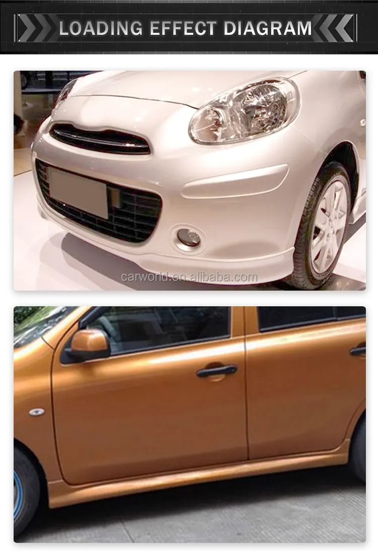 Nissan March 2010-2015 Body Kit - Enhance Your Car's Style