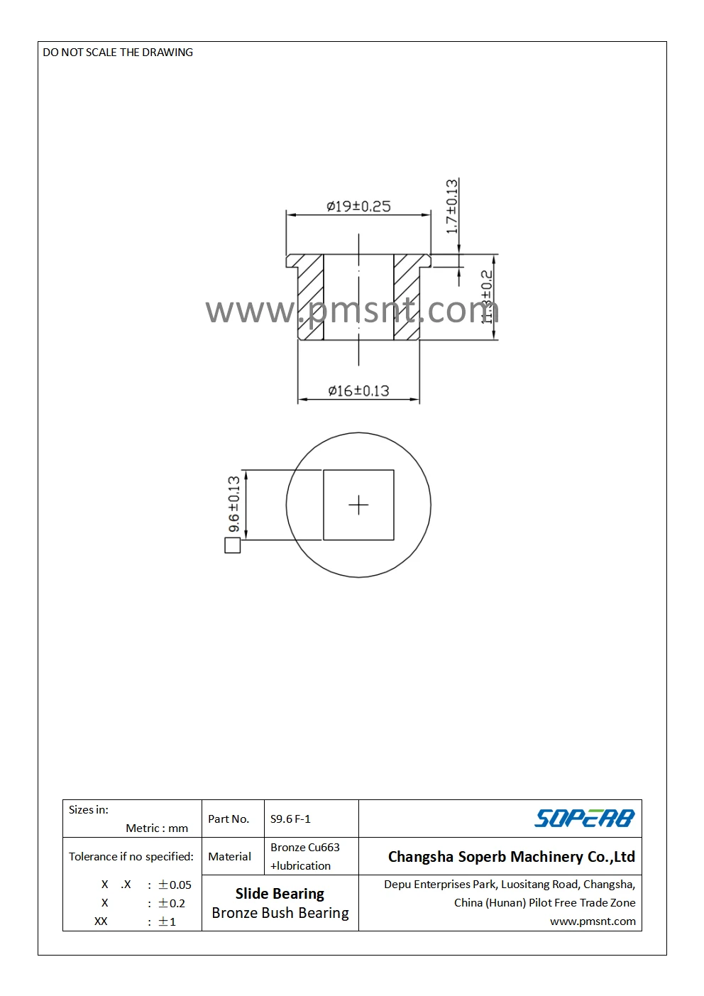 S9.6 F-1 Square Hole Process Air Gas Fluid Flow Control Valves