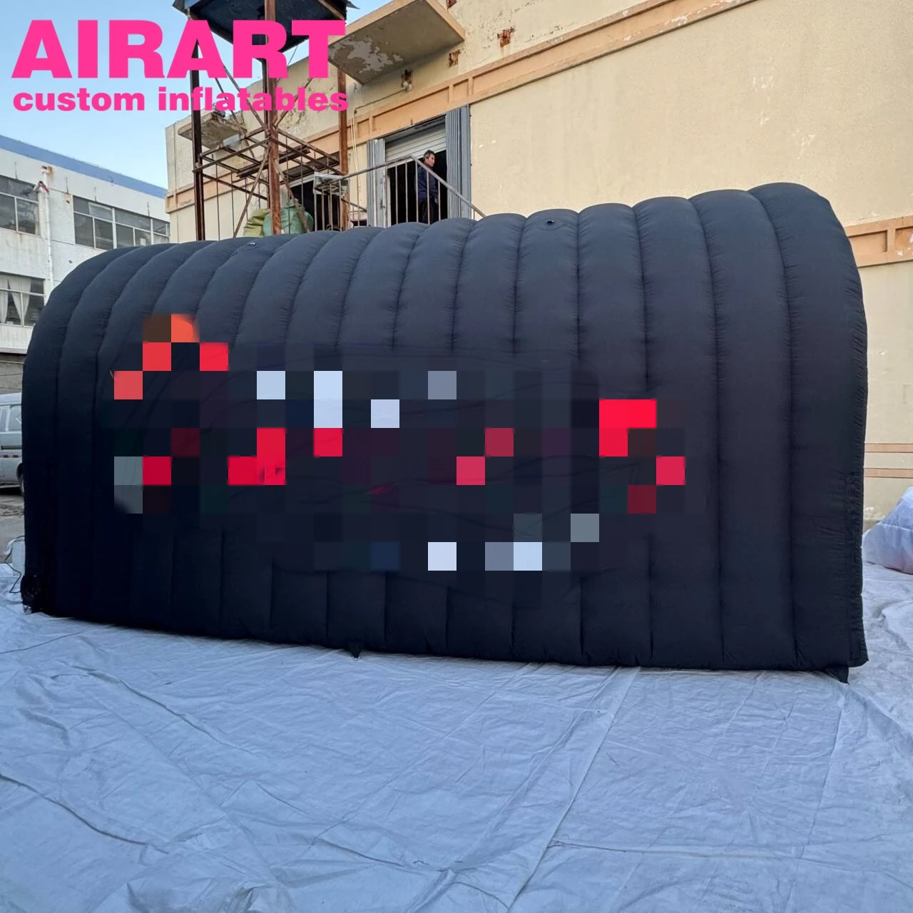 Alibaba.com: Airart Inflatable Custom Sports Tunnel, Free Printing ...
