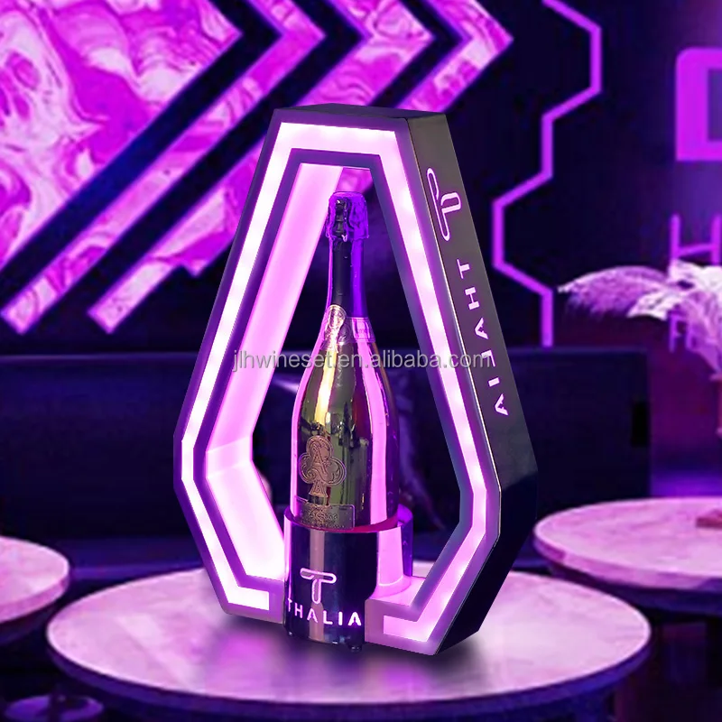 Custom Rechargeable Battery Holder Stand Acrylic LED Liquor Shelf ...