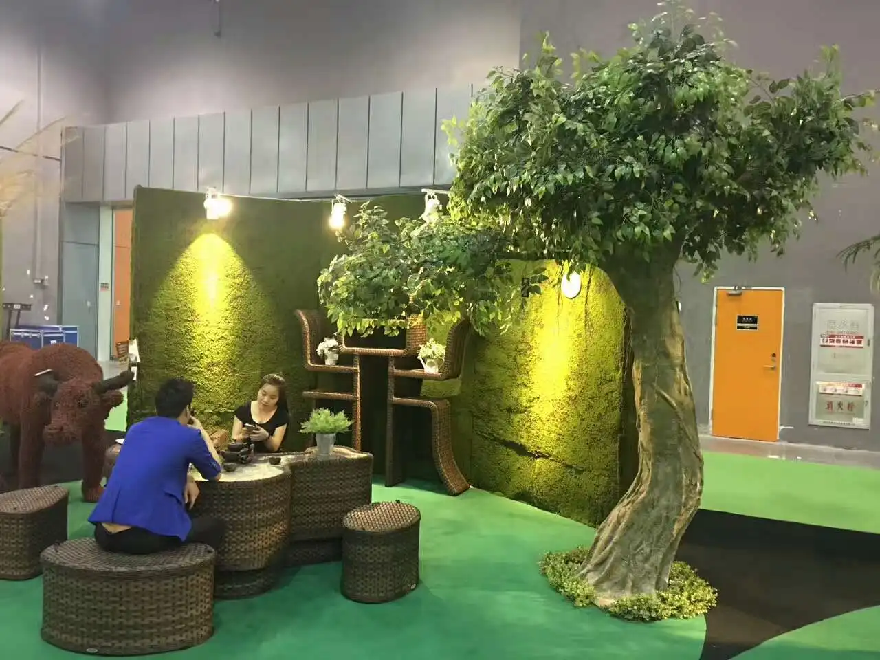 Cheap Price Natural Real Touch Banyan Trees Large Decorative Plastic ...