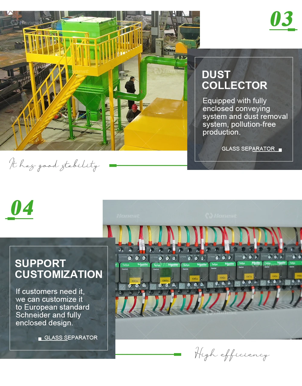 Waste Laminated Glass Recycling Machine - Efficient & Durable