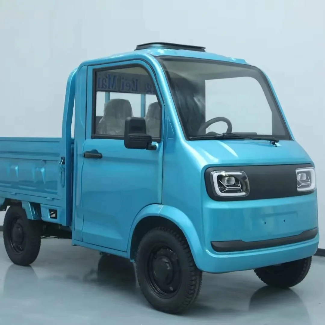 EEC electric pickup with cargo box china small cars low speed electric vehicle With 3000W MOTOR ...
