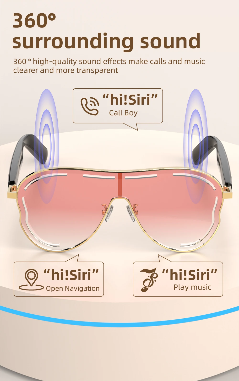 SG262025 ARAI Wearable Fashion Smart Glasses with camera Game ...