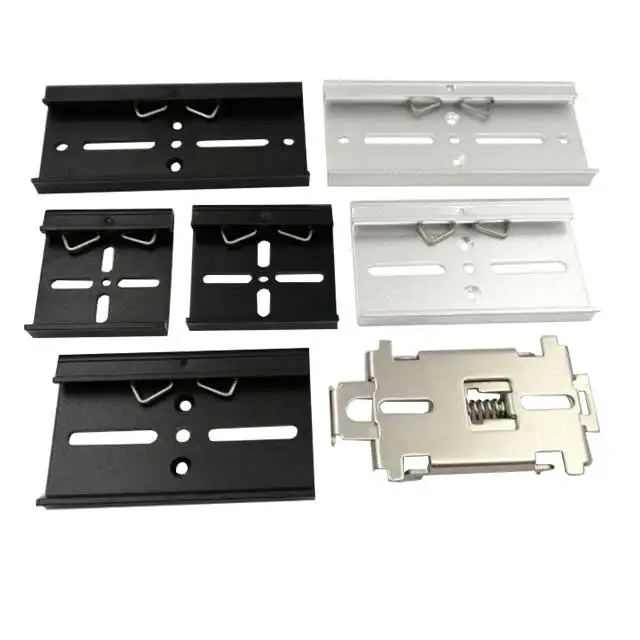 Spring-loaded Clamp Type Din Rail Fixed Clamp Aluminium Din Rail Clip ...