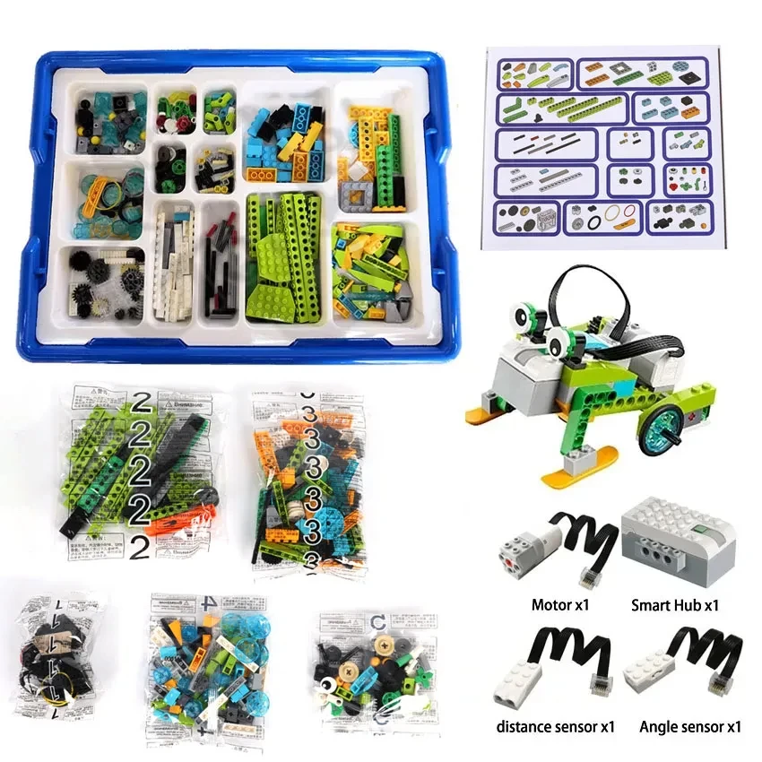 276pcs Bulk Bricks Moc Wedo 2.0 Robotics Construction Set Building ...