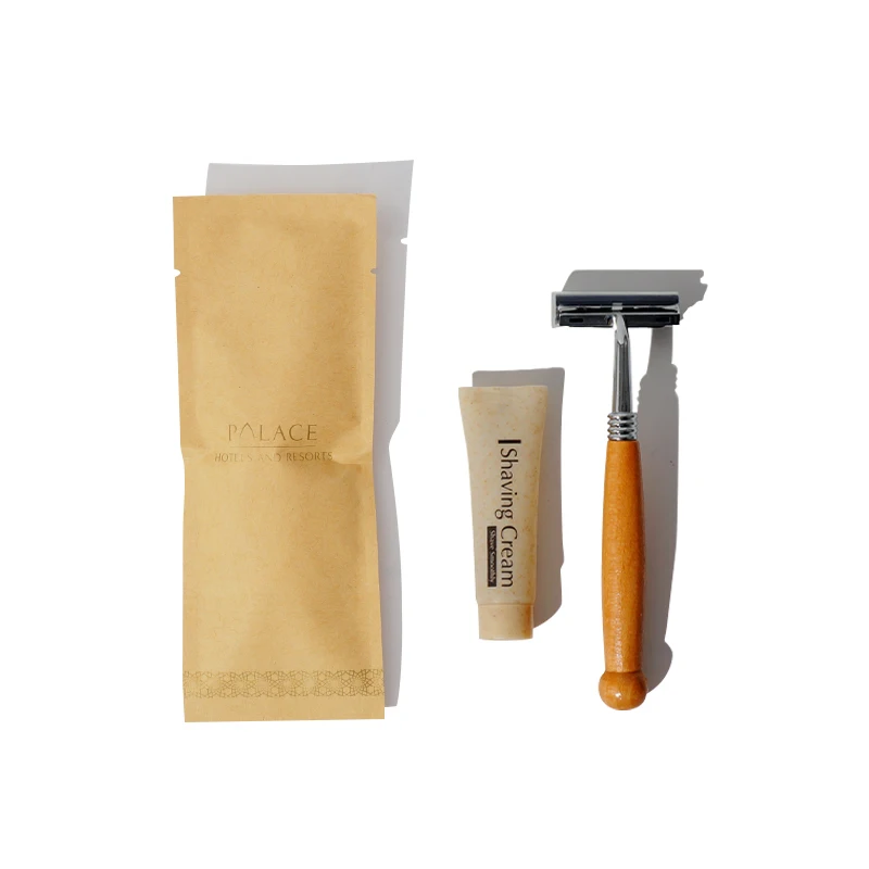 FSC Certificate Kraft Paper Bag Sachet Package Hotel Supplies Amenity