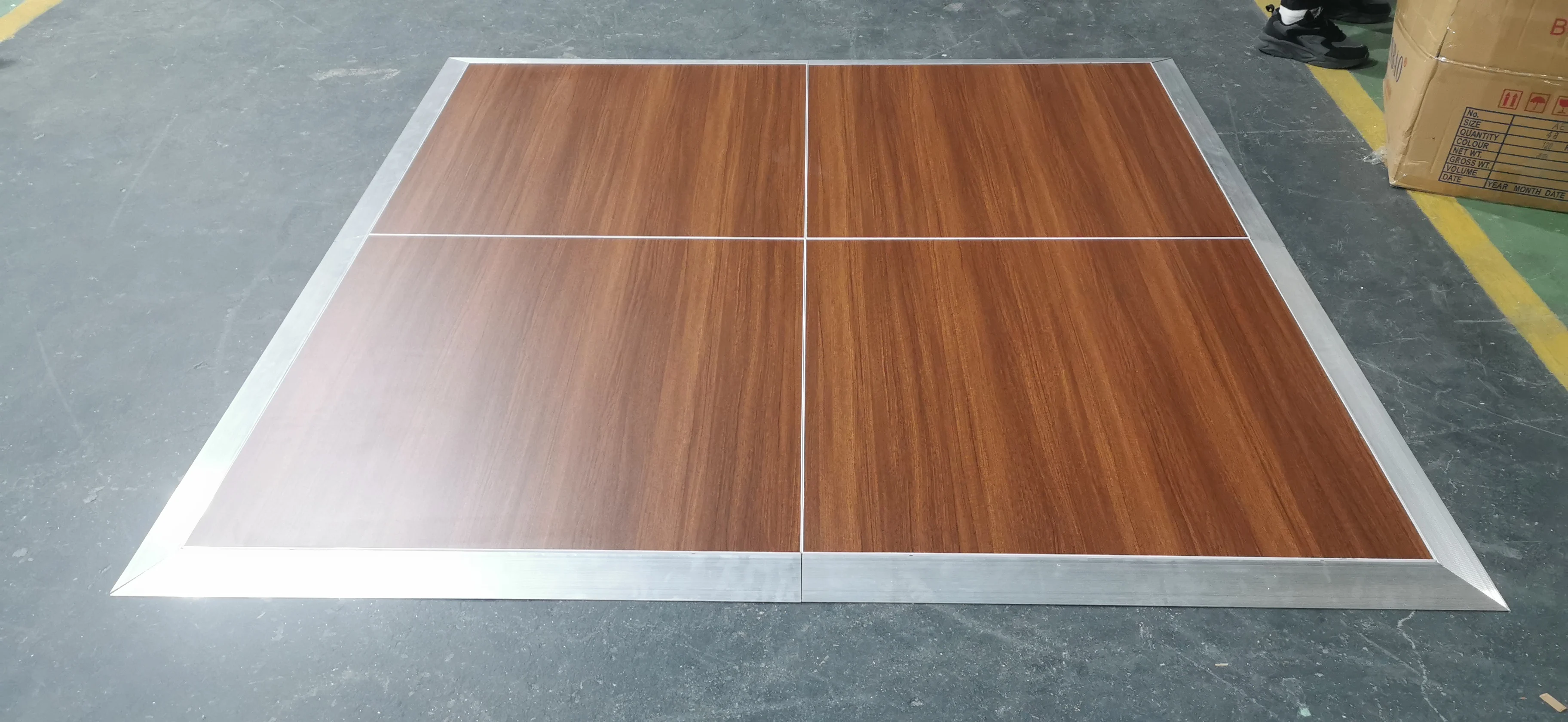 TM 3x3' SICO Snap Lock Outdoor Waterproof PVC Teak Wood Portable Cam ...