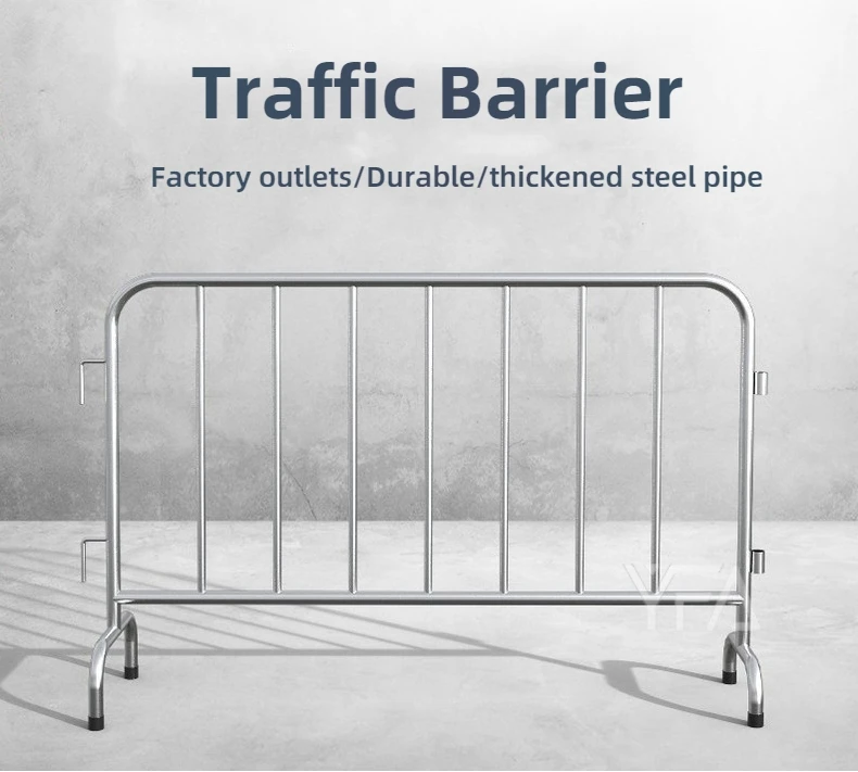 5 Feet Heavy Duty Galvanized Steel Barrier Interlocking Crowd Control ...