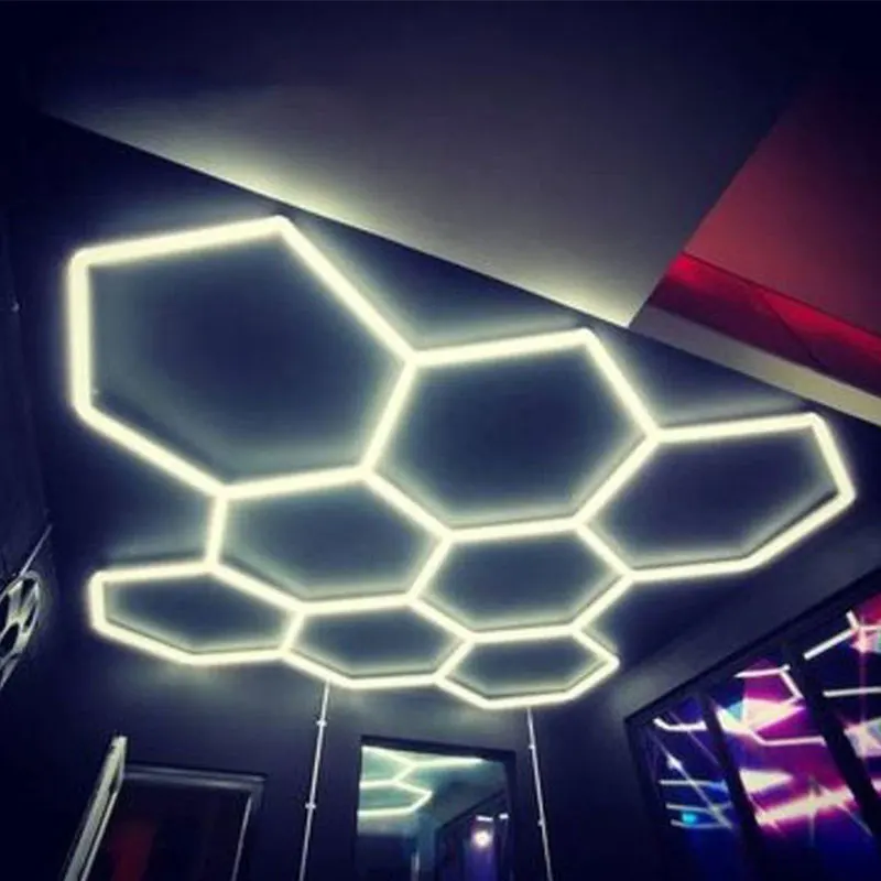 Hexagrid LED Hexagon 6500k - Bright, Dimmable Lights