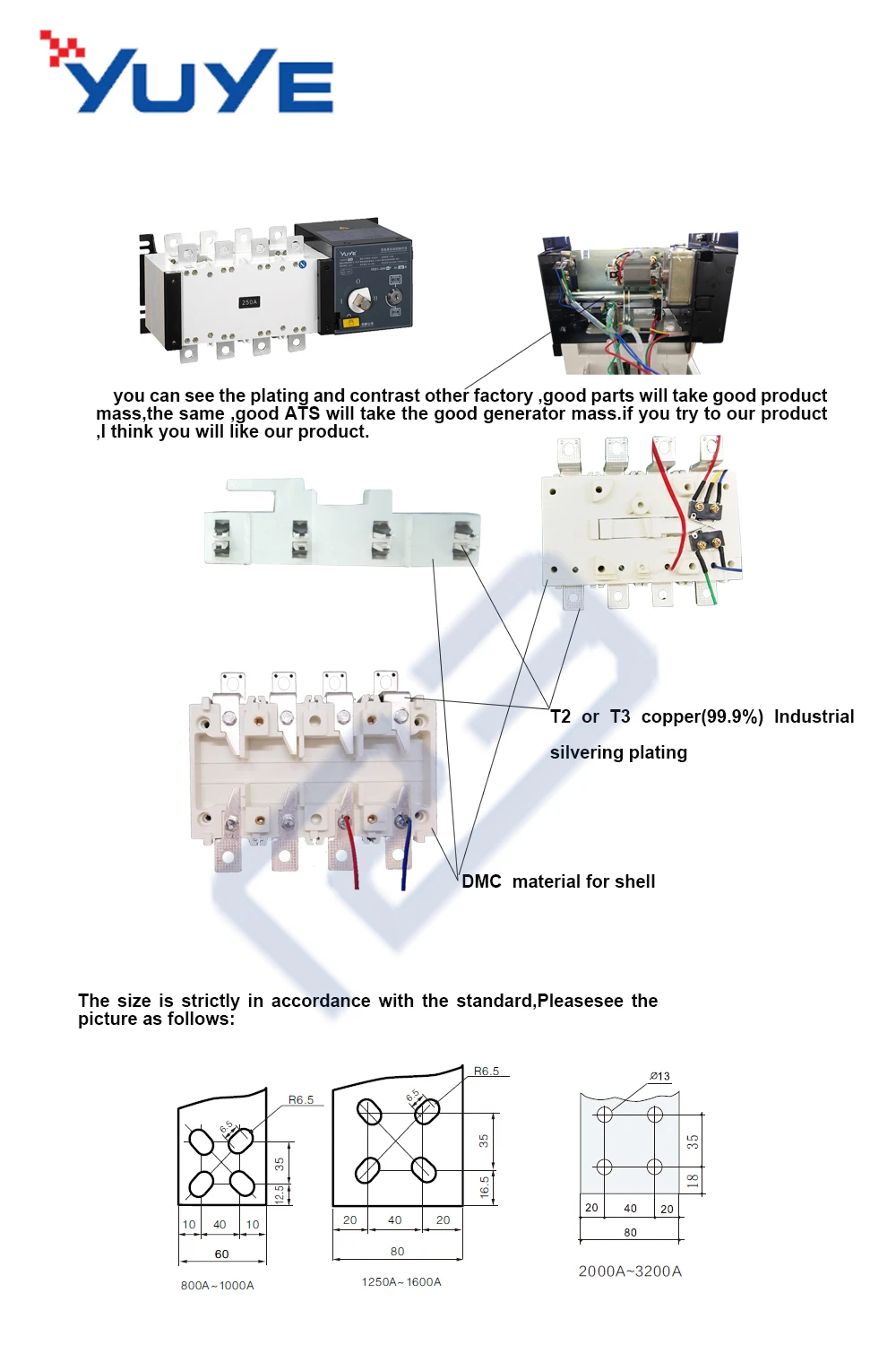 YUYE Automatic Transfer Switch - Reliable Power Management