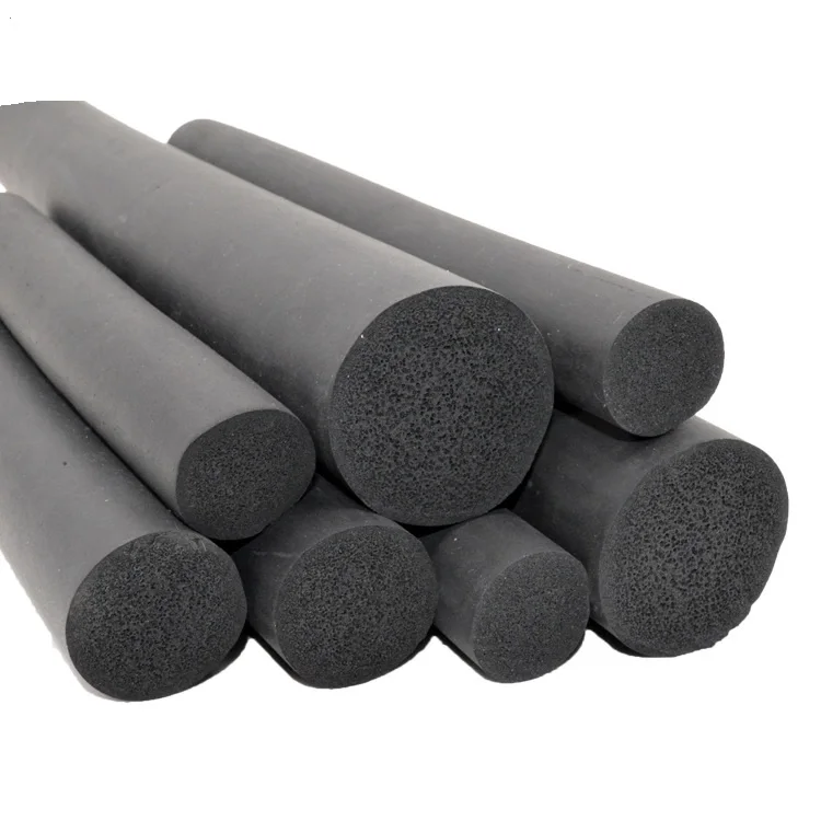 Round Epdm Foam Sealing Strip Sponge Silicone Rubber Foam Seal Strip ...