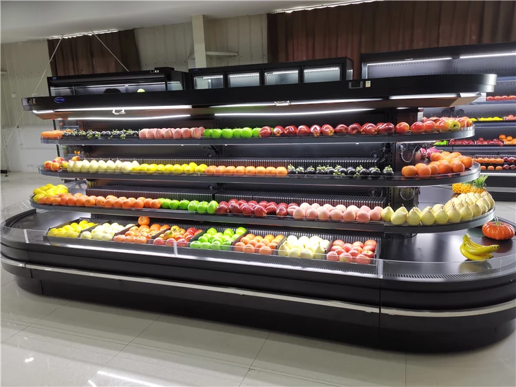 Runte Arc Island Chiller/ Semi-vertical Refrigerated Cabinet/ Display ...