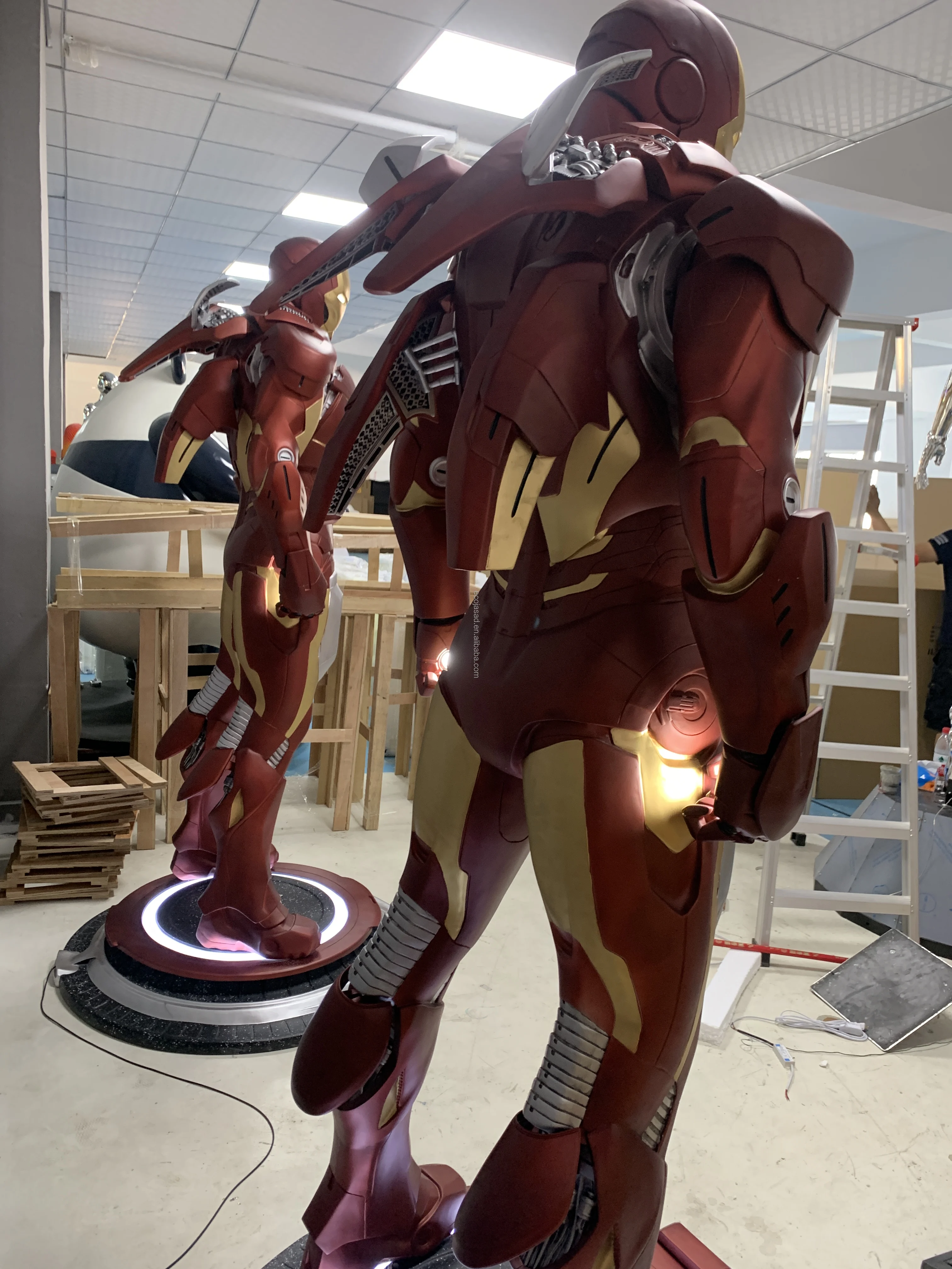 Outdoor Indoor Decoration Life Size Resin Marvel Hero Sculpture ...