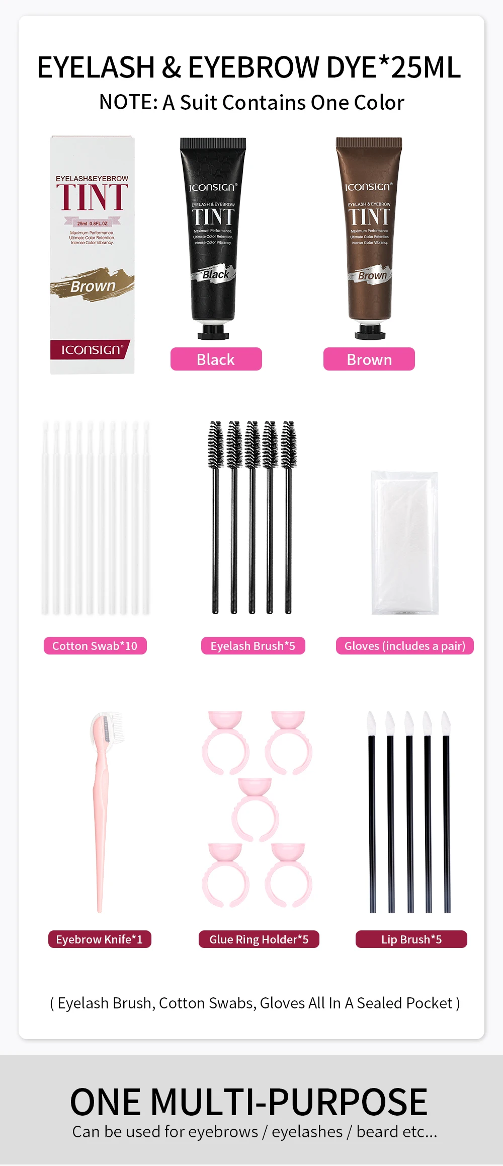 Oem Semi Permanent Eyebrow Dye Tinting Professional Brow Henna Private ...