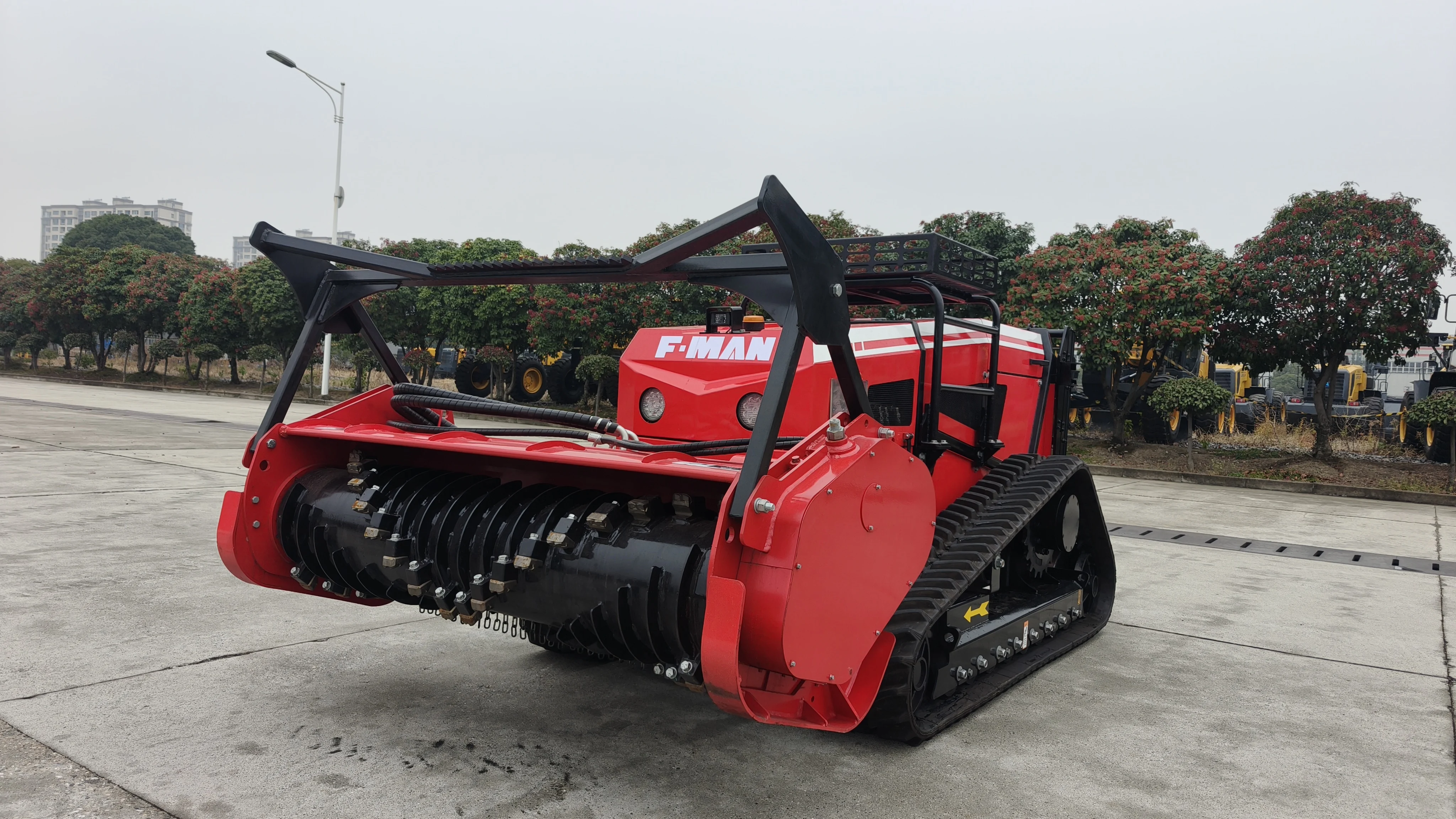 FFS75-C Tracked Mulcher FMAN Remote Control Forestry Clearing Machine ...