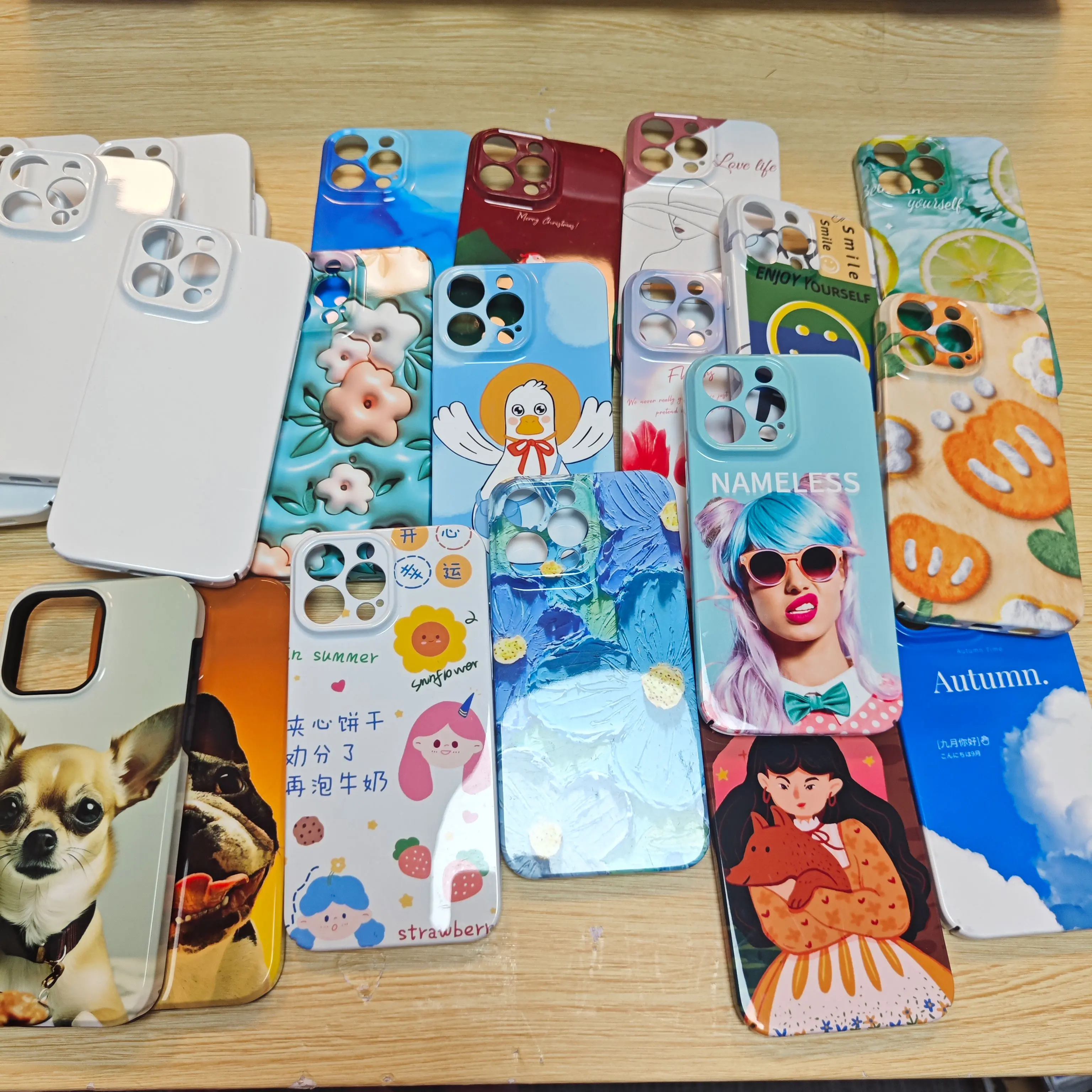 3D Heat Transfer Printing Phone Cases - Custom & Durable