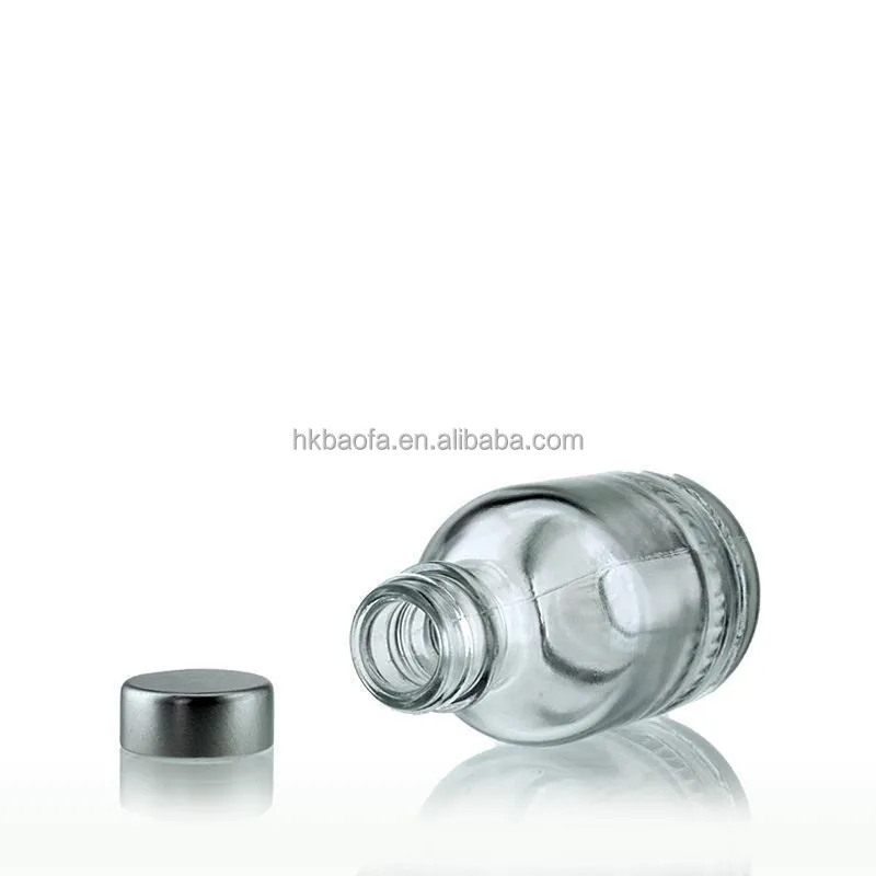 50ml Clear Glass Bottle with Gpi-Closure - Ideal for Liquids