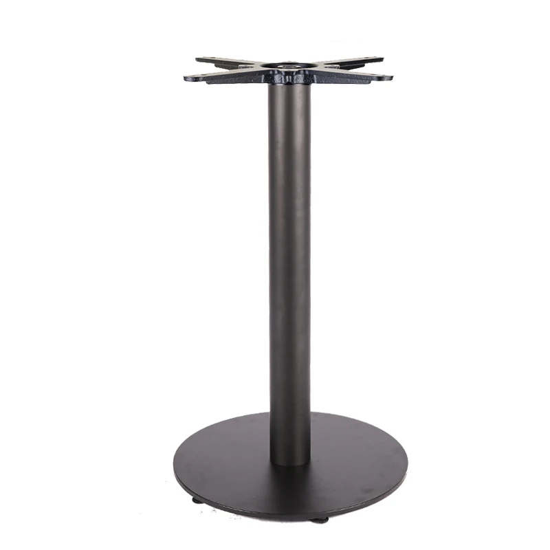 Lifepursue Flat Single Stand Cast Iron Dining Cafe Bistro Table Base ...