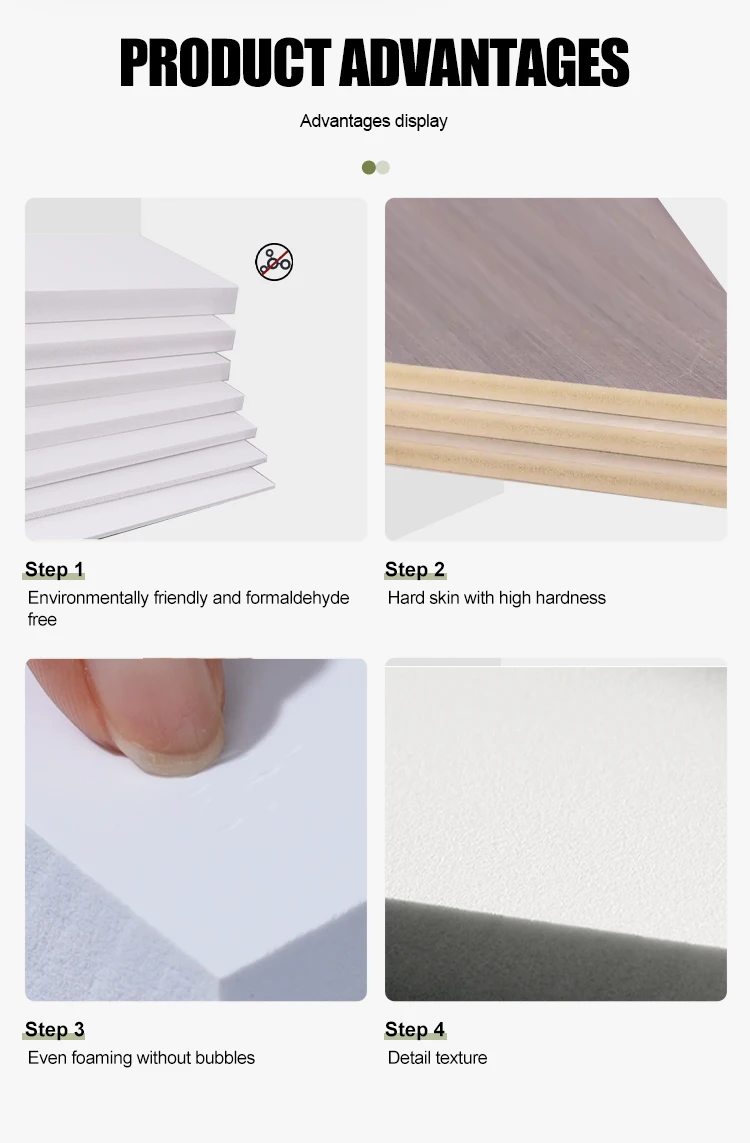 6mm*1220*2440 Expanded Pvc Sheet Lightweight Rigid Foam Board ...