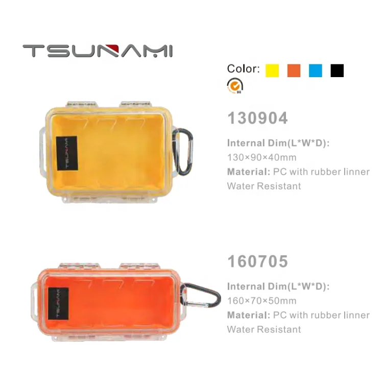 Plastic Waterproof Dry Box Watertight Box 130904 Mini Hard Case Outdoor ...
