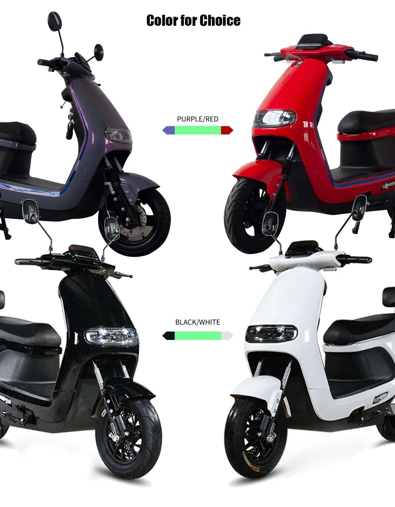 3 Speed Low Step 48v 60v 800w 1000w Strong Power Lead Acid Battery ...