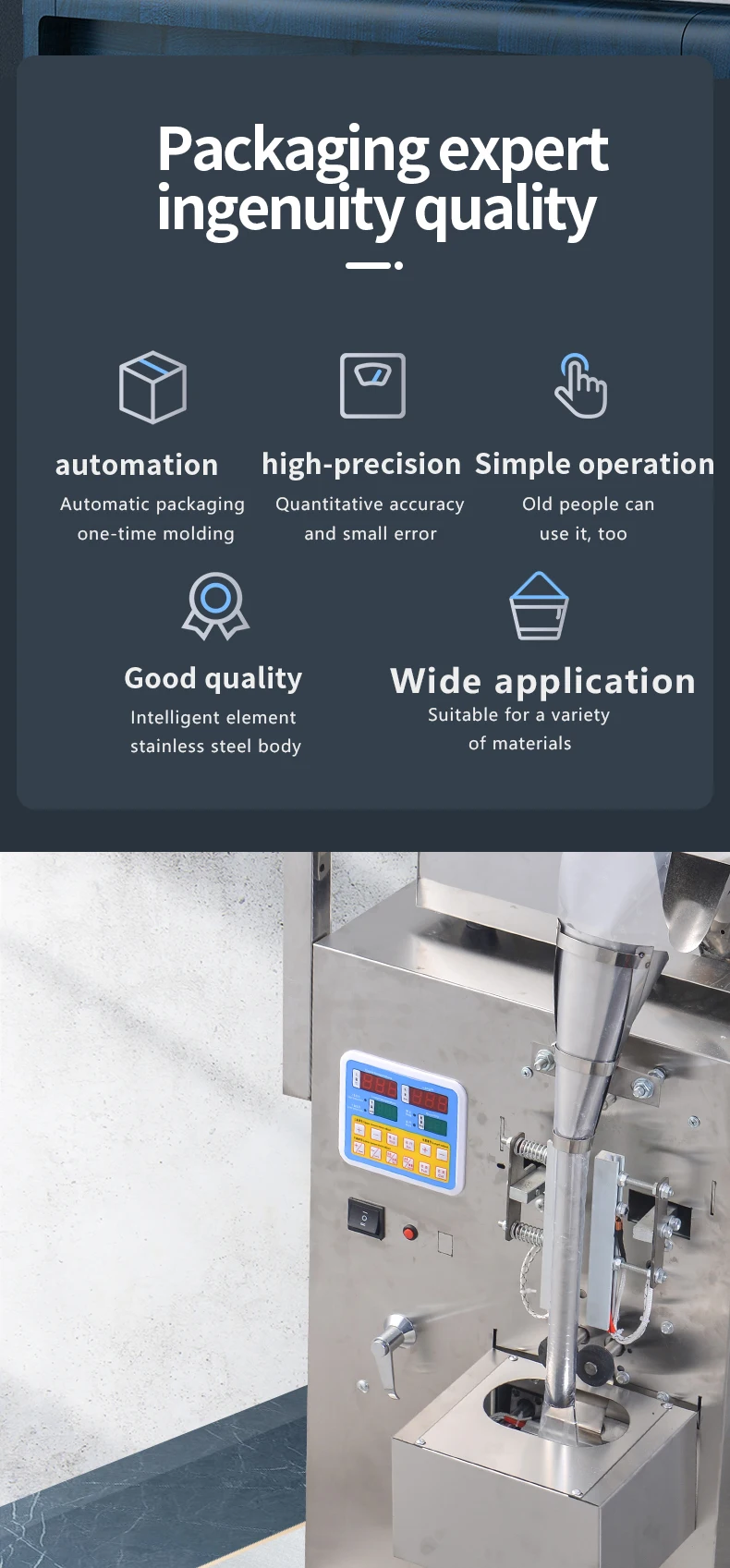 Small Automatic 3 Sides Sealing High Speed Sugar Salt Chili Powder ...