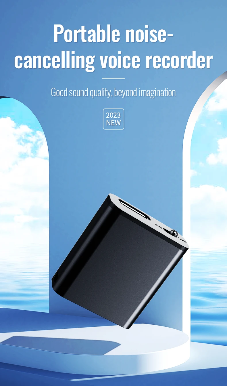 Q8 Portable Ultra Small Voice Recorder 20 Hours Recording Device With ...