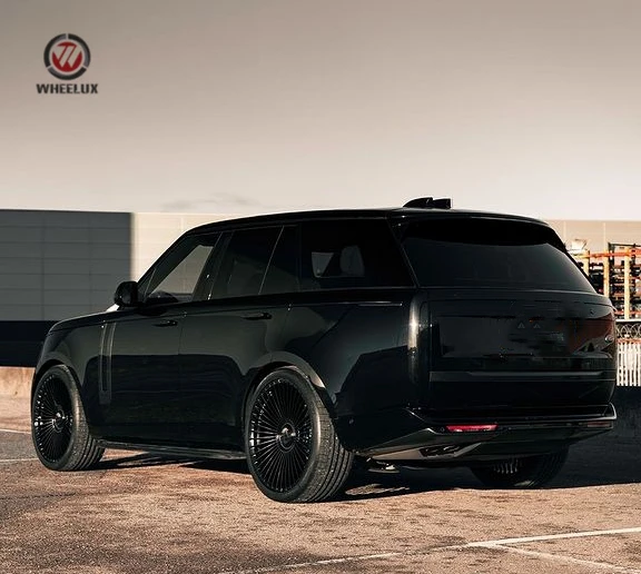 Custom Forged Alloy Passenger Car Wheels Black 22 Inch Wheels 5x120 ...