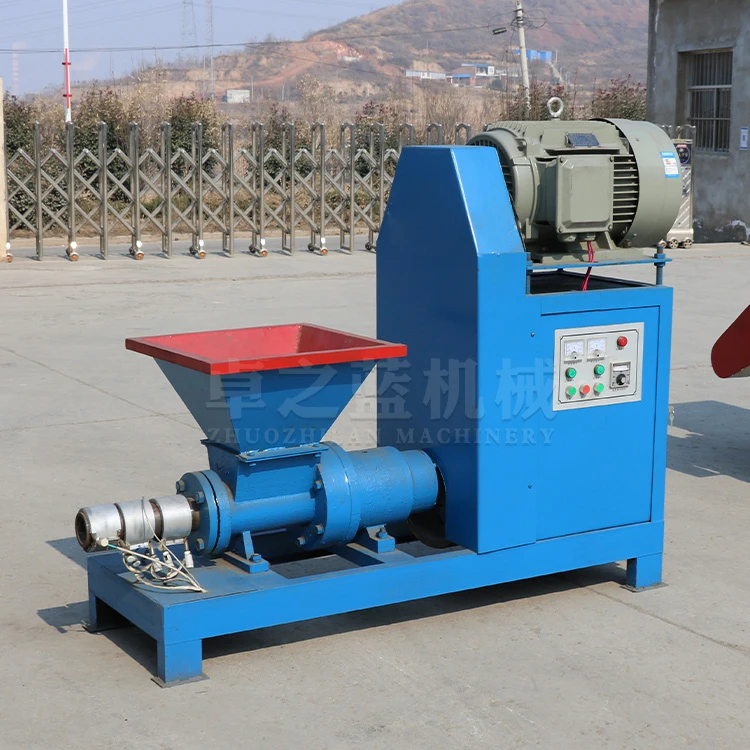 Biomass Biochar Dri Rice Husk Screw Fuel Extruder 32 Mm
