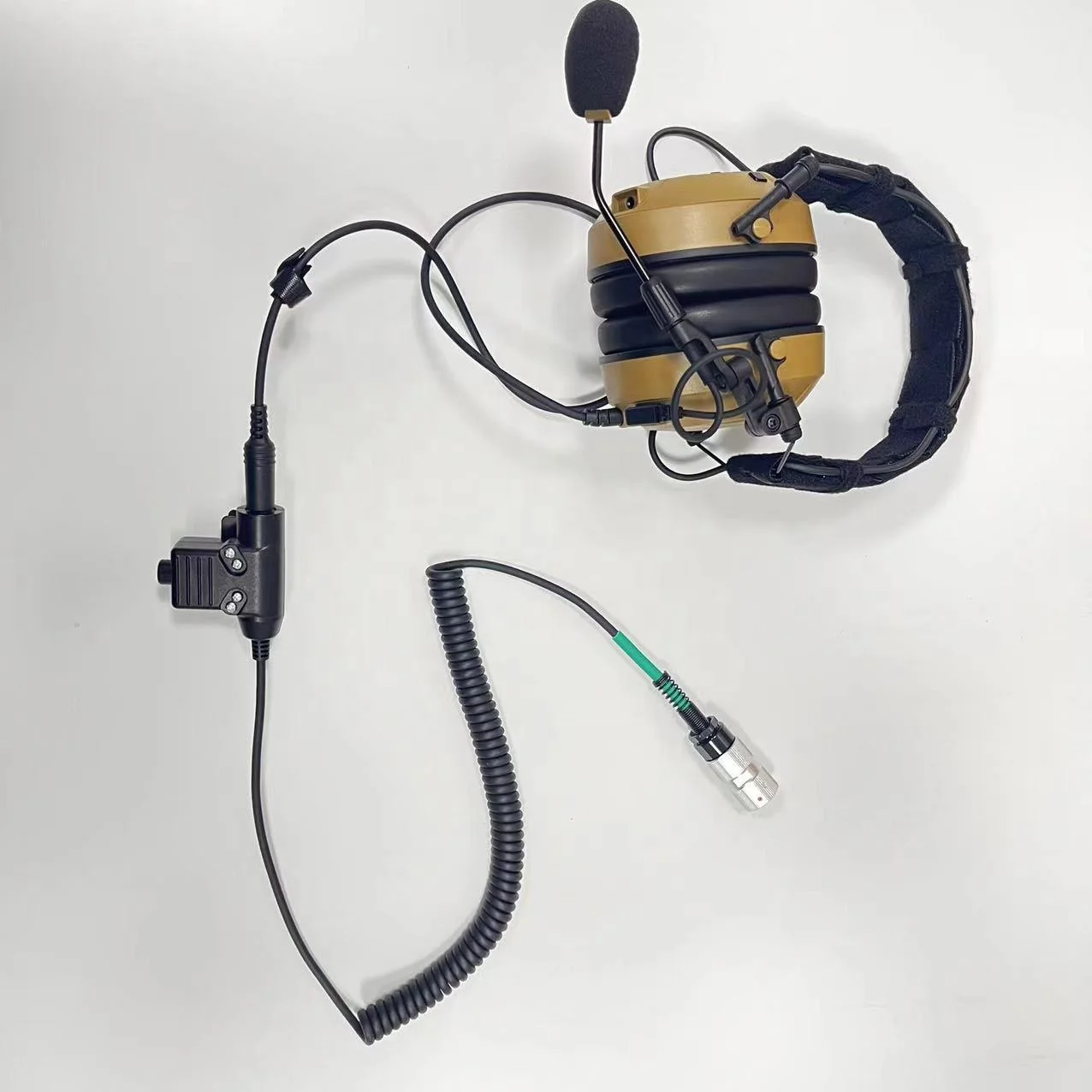 Noise Canceling Headphones Hunting Shooting Headset With U-329/u Mil-c ...