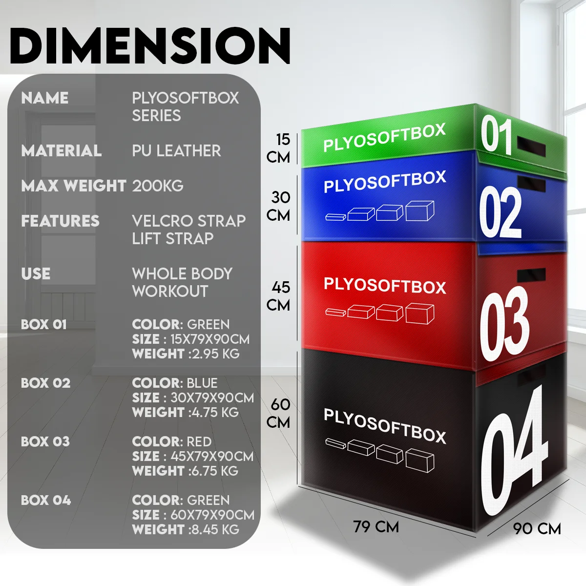 Soft Balance Foam Plyometric Box Jumping Exercise - Buy Foam Plyometric ...