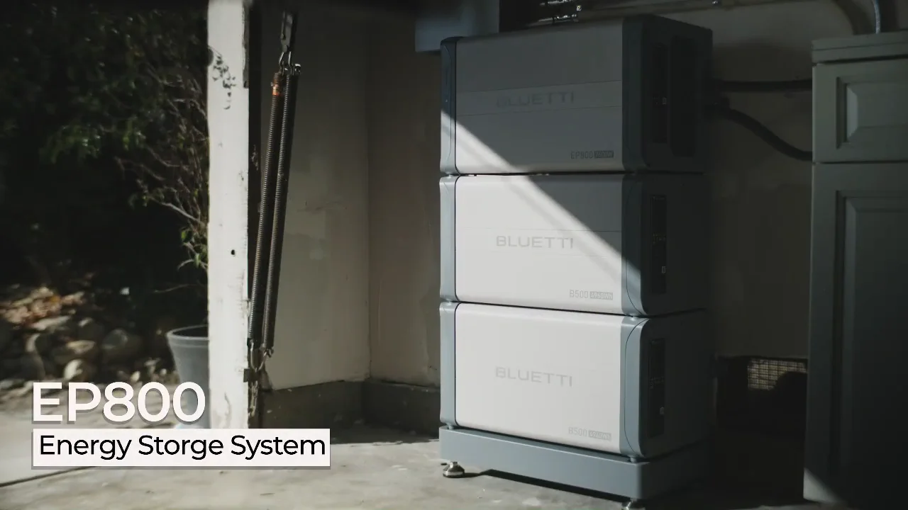 Bluetti Off Grid Solar System 7.6kw Energy Storage System With Lifepo4 ...