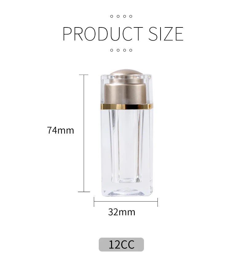 12ml 12cc Transparent Supplement Empty Container Clear Powder Protein ...
