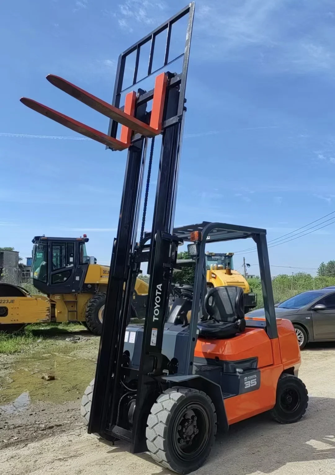Used Mini Toyota FD35 Forklift in Good Condition With Bearing Core ...