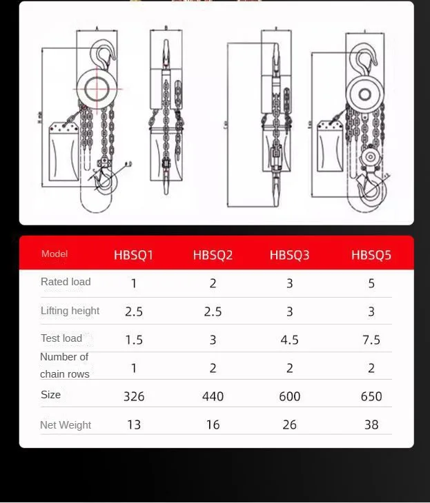 Manual G80 Black Lifting Pulley Chain Block - Buy G80 Black Lifting ...