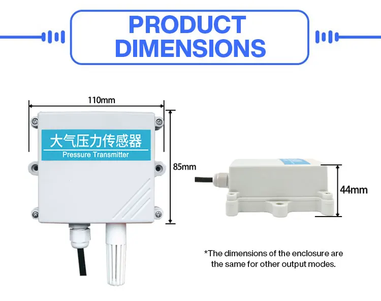 Air Barometric Pressure Detector Atmospheric Pressure Sensor 4-20ma ...