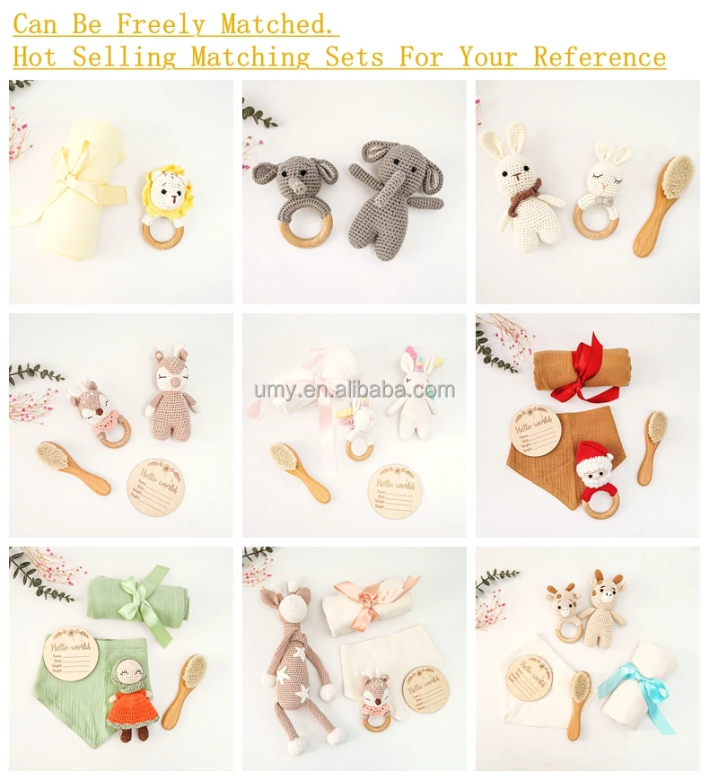 Soft, Safe, and Eco-Friendly Baby Teethers - Unisex Set